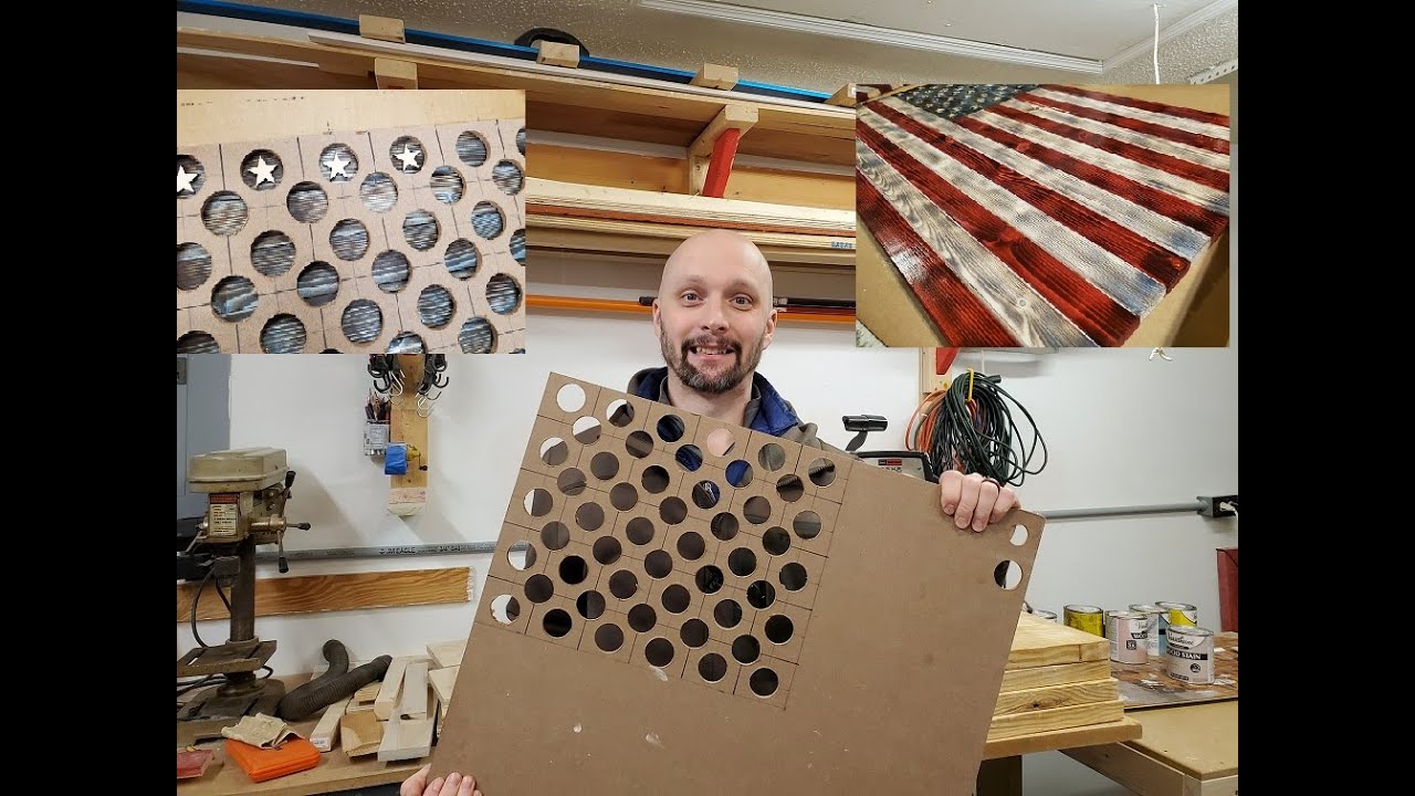 The BEST Union Star Jig for Wooden American Flags - YouTube