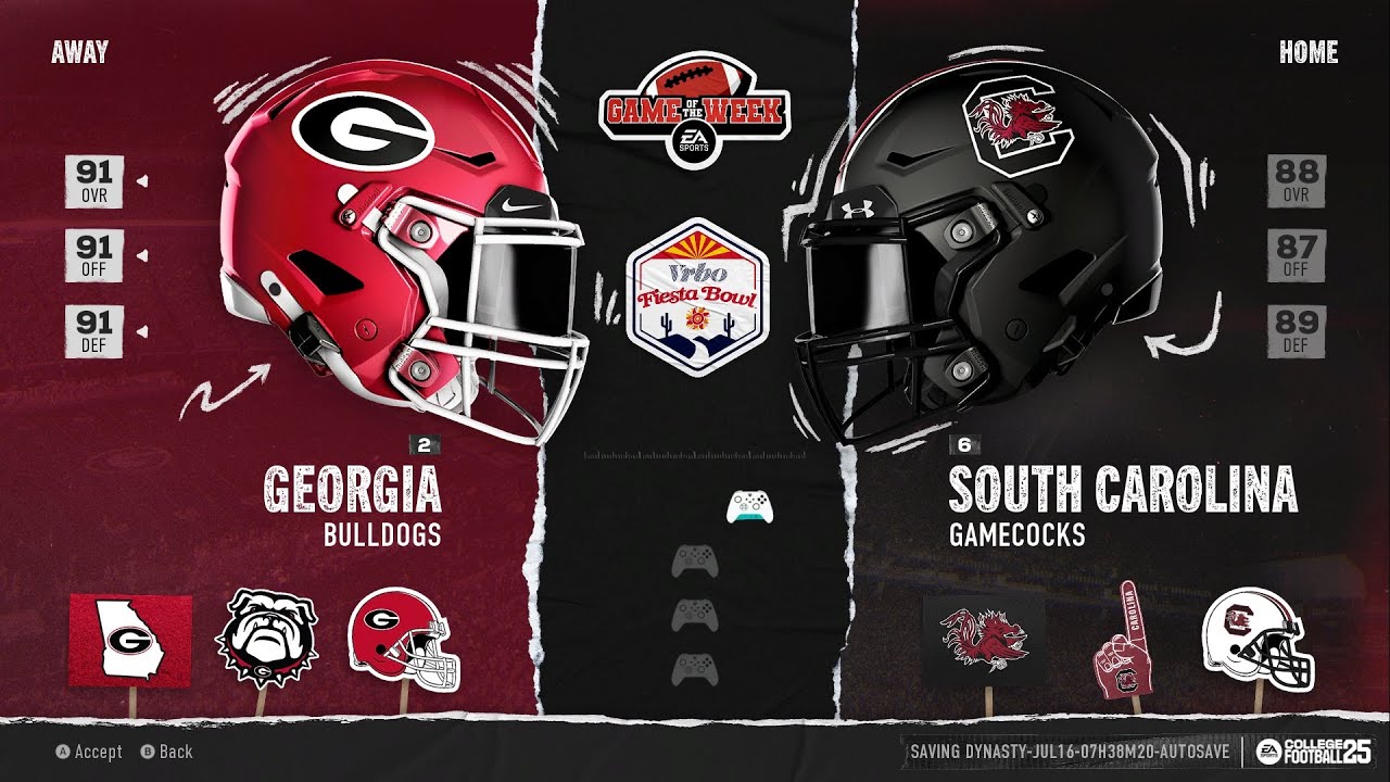 Can we make it back the the natty!?! #6 South Carolina v #2 Georgia ...
