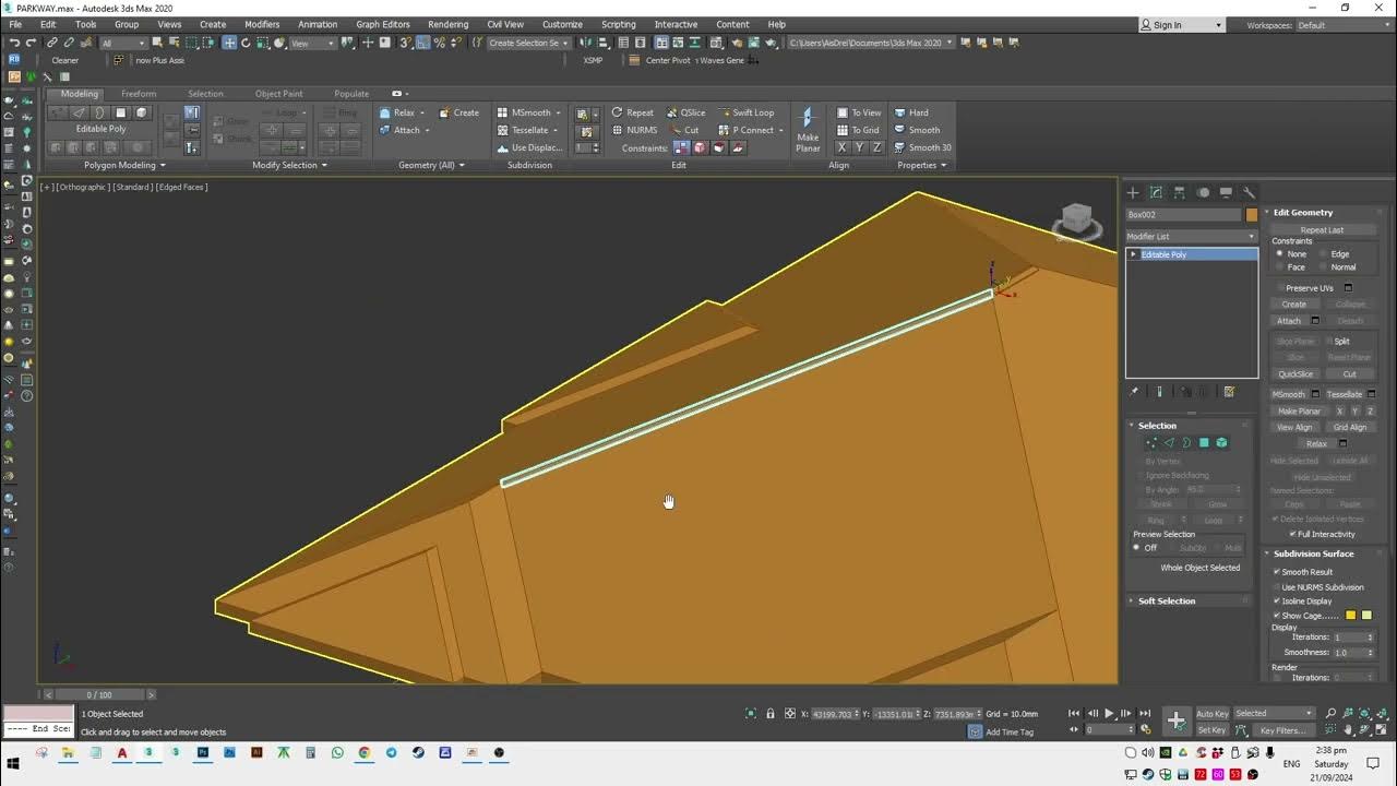 3Ds Max Tutorial 036 - Adding Ridge Caps on roof - YouTube