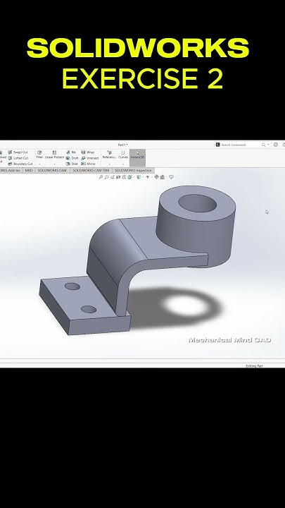 SOLIDWORKS TUTORIAL || EXERCISE 2 || - YouTube