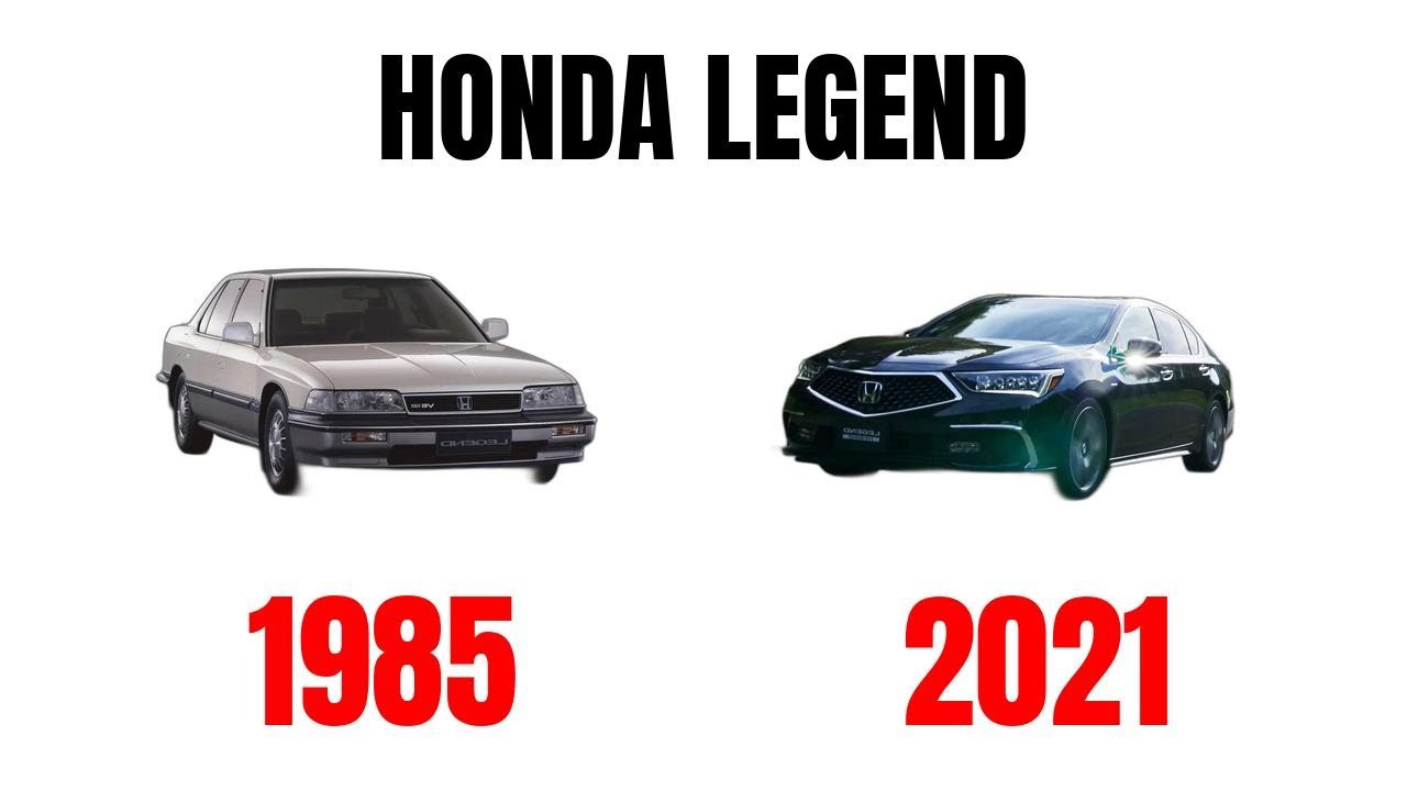 Honda Legend (Evolution 1985 - 2021) - All generations - YouTube
