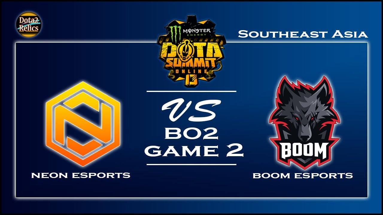 Neon Esports vs Boom Esports GAME 2- Dota Summit 13 SEA [Groupstage ...