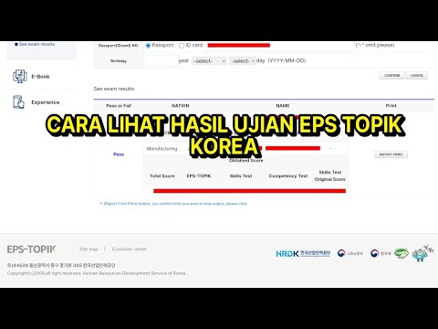 CARA CEK NILAI UJIAN EPS TOPIK GTOG KOREA 2025 | CEK HASIL UJIAN BAHASA KOREA - YouTube