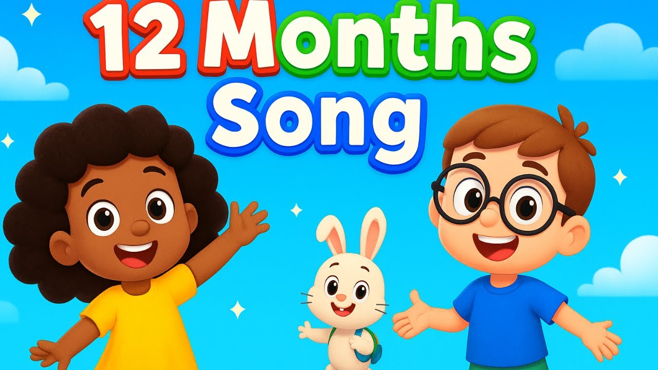 12 Months Song for Kids | Learn the Months of the Year | Fun ...