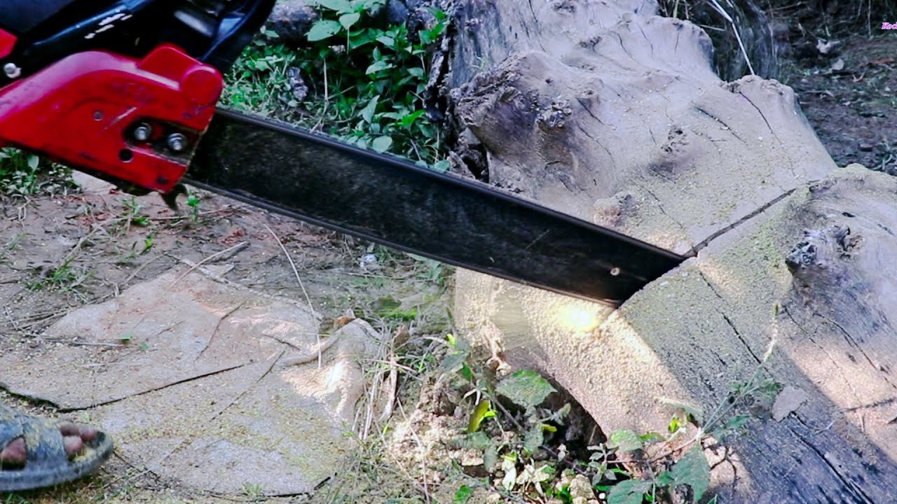 Amazing Wood Working, Wood Cutting Chainsaw Machine - YouTube