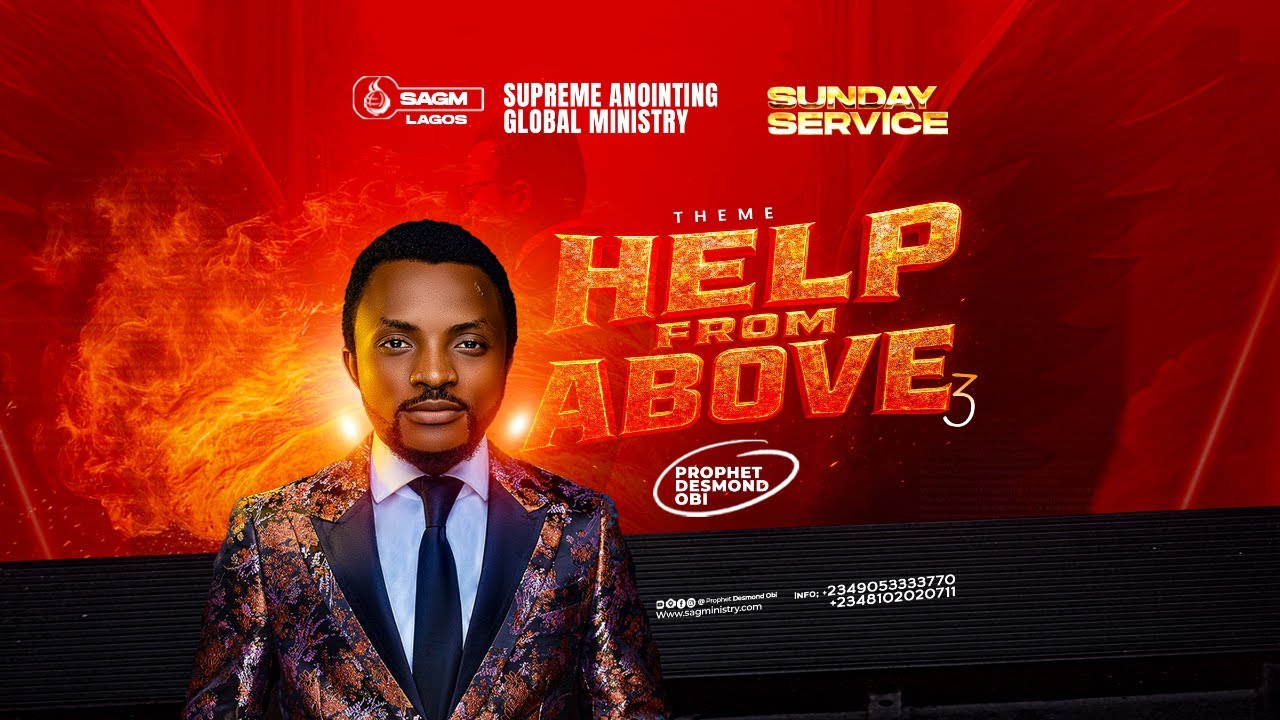 Live! SUNDAY SERVICE | THEME "HELP FROM ABOVE 3" | SAGM LAGOS | 23 NOV ...