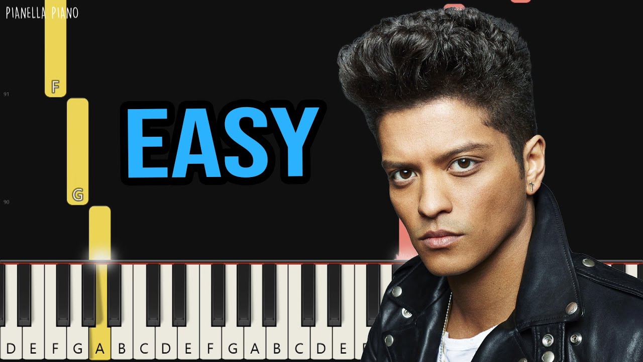 Bruno Mars - Count On Me | EASY Piano Tutorial by Pianella Piano - YouTube