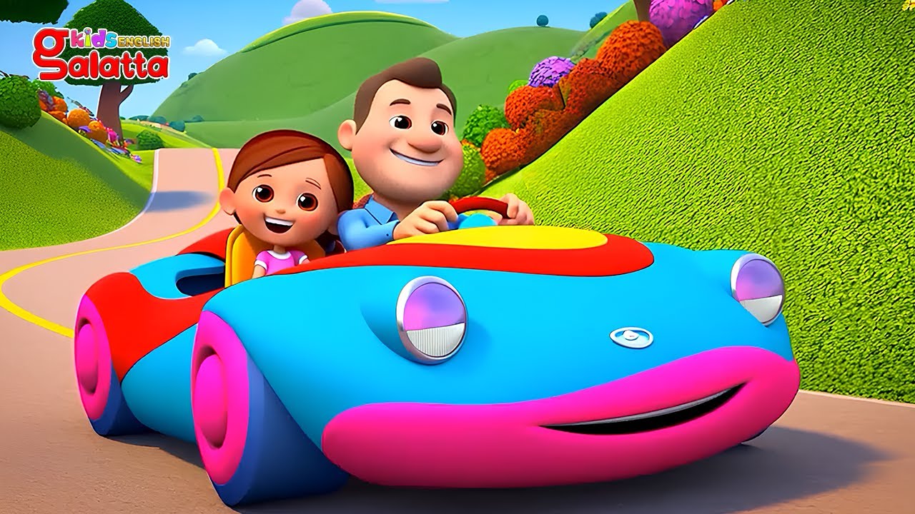 Pom Pom Car | English Nursery Rhymes for Children's | Galatta Kids ...