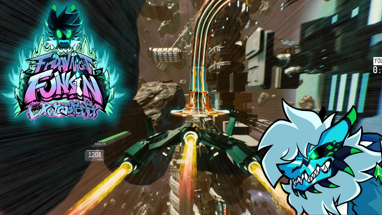 FNF Ectospasm But You're Racing In Space (Vs RetroSpecter Mod) - YouTube