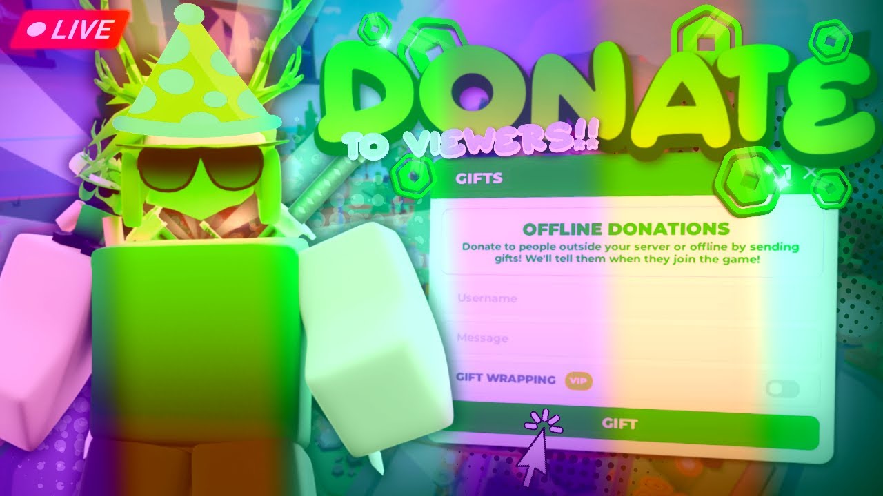 🎉BIRTHDAY STREAM!!!🎉 [🔴LIVE] Pls donate Livestream (Giving Robux) [TTS ...