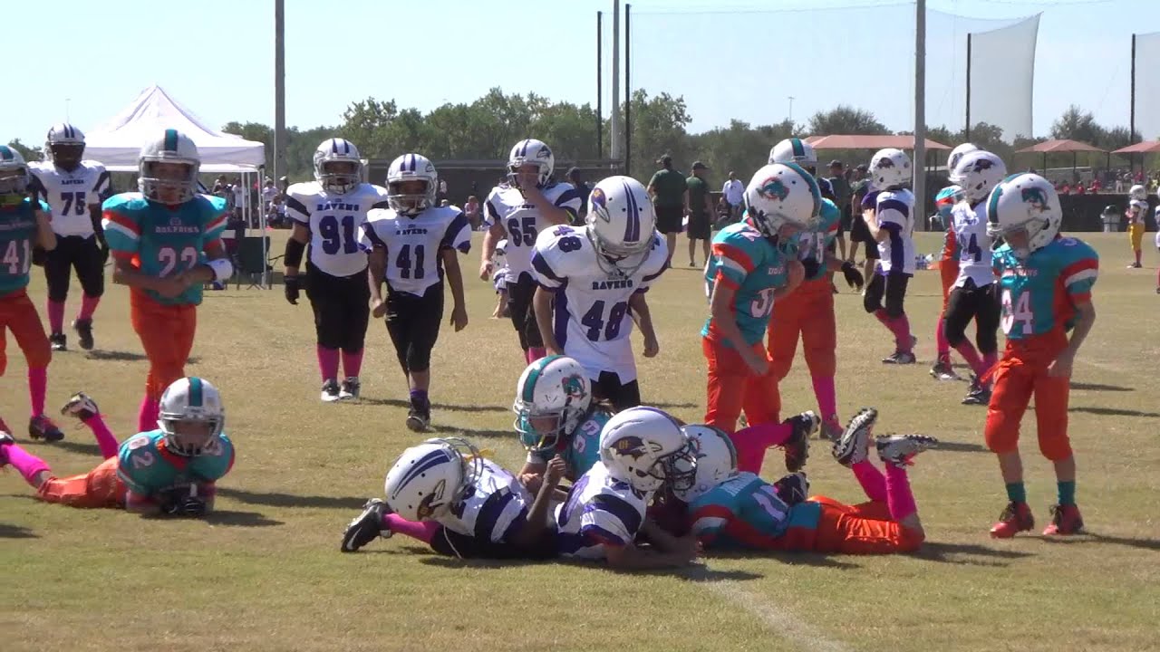 CFSA Football Dolphins vs Ravens 10-03-2015 - YouTube