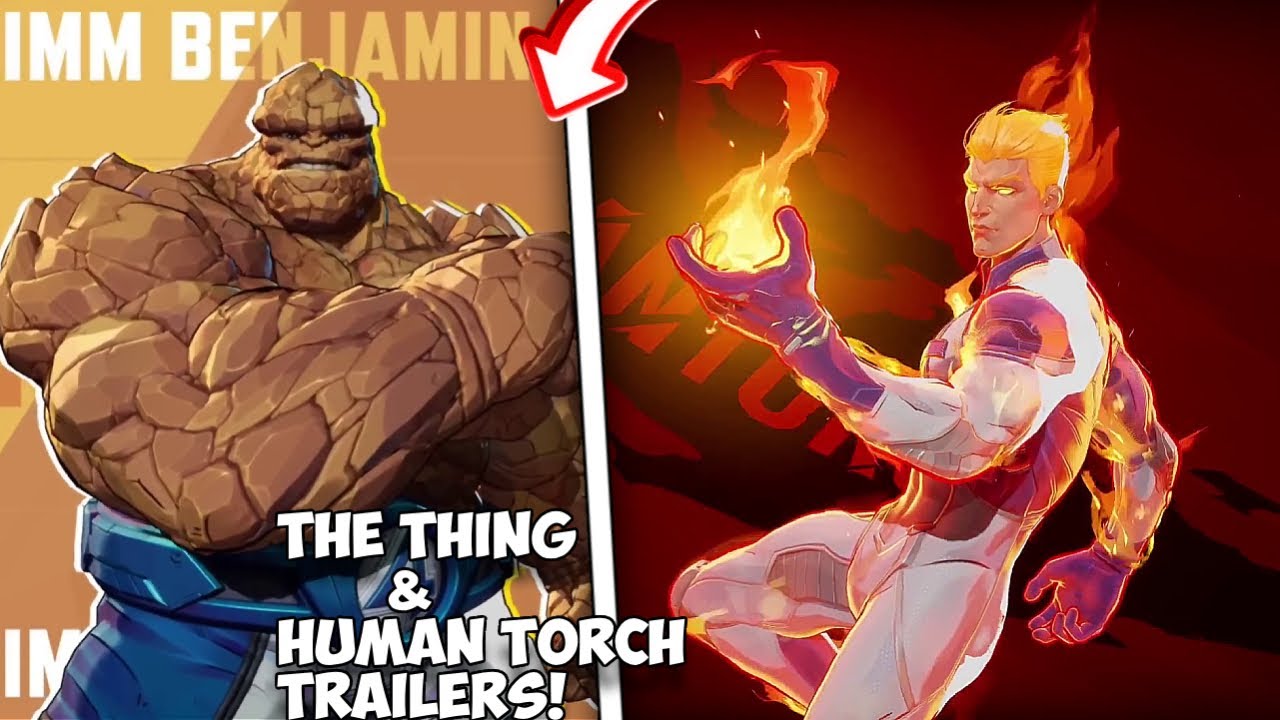 JOHNNY STORM LOOKS AMAZING! NEW META? | Marvel Rivals - The Thing The ...