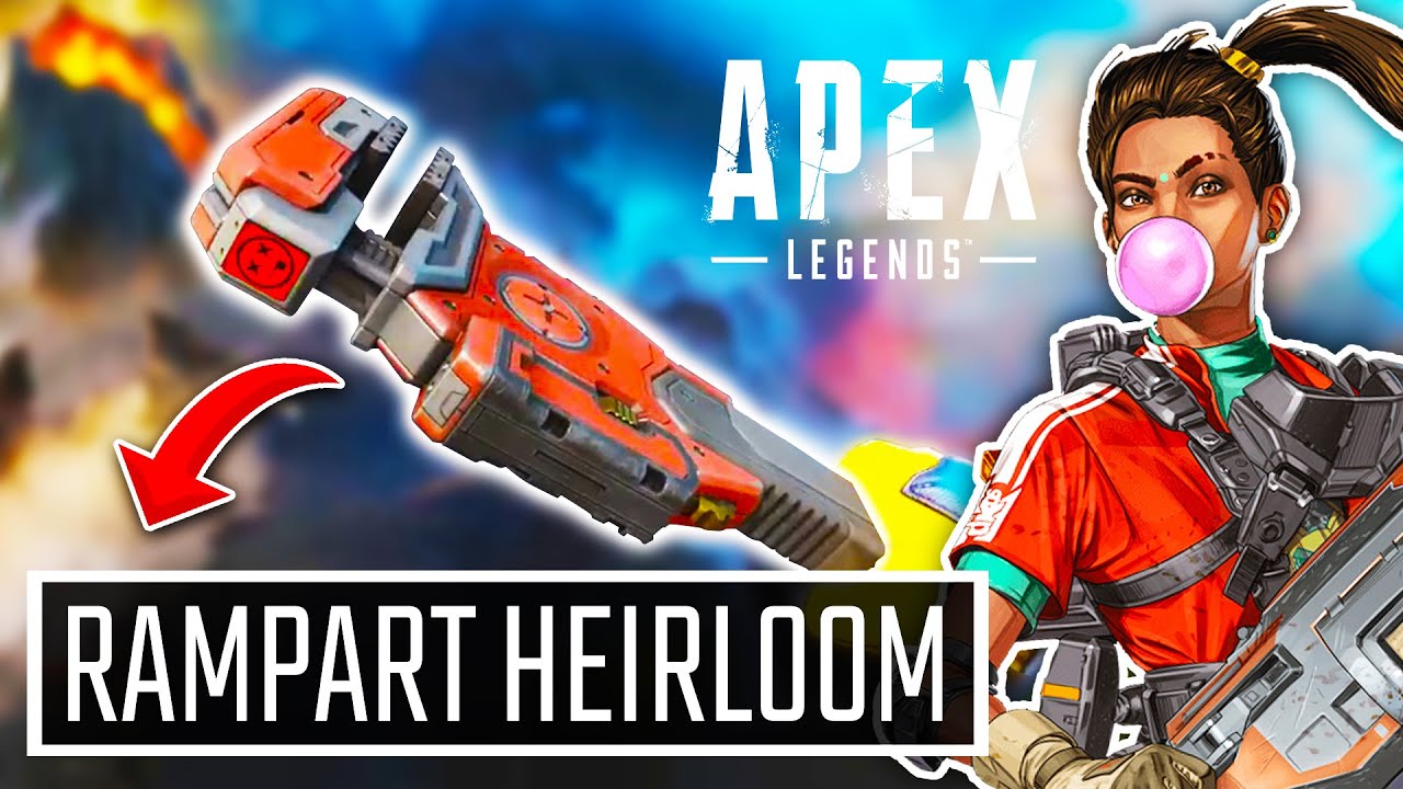 New RAMPART HEIRLOOM Showcase On Apex Legends! - YouTube