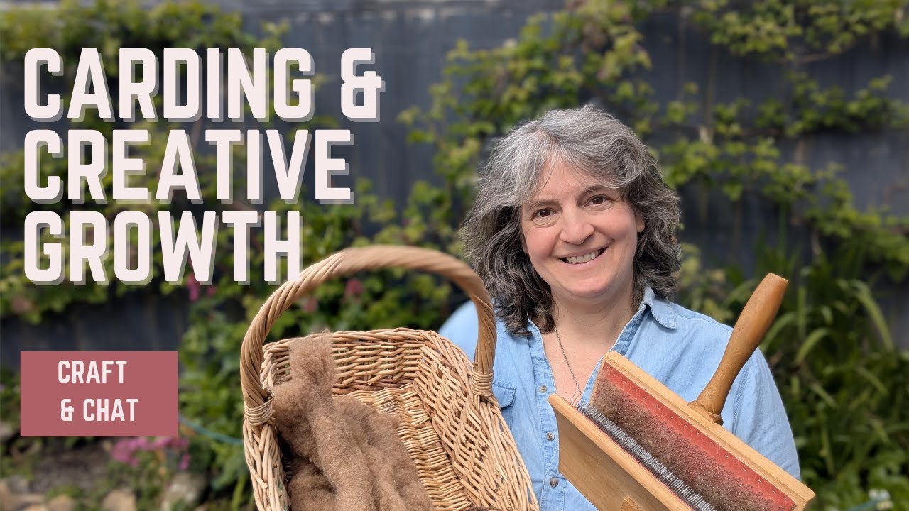 Spinning Stories: Carding Wool & Finding My Art Voice - YouTube