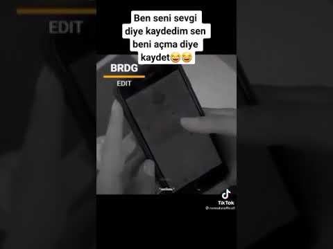 Ben seni sevgi diye kaydediyim sen beni açma diye kaydet😂