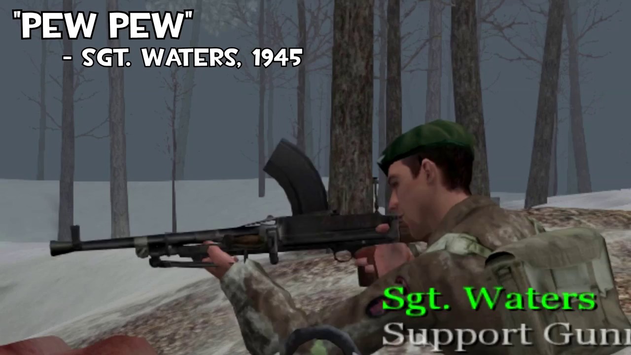 Sgt. Waters Annoys Hitler - YouTube