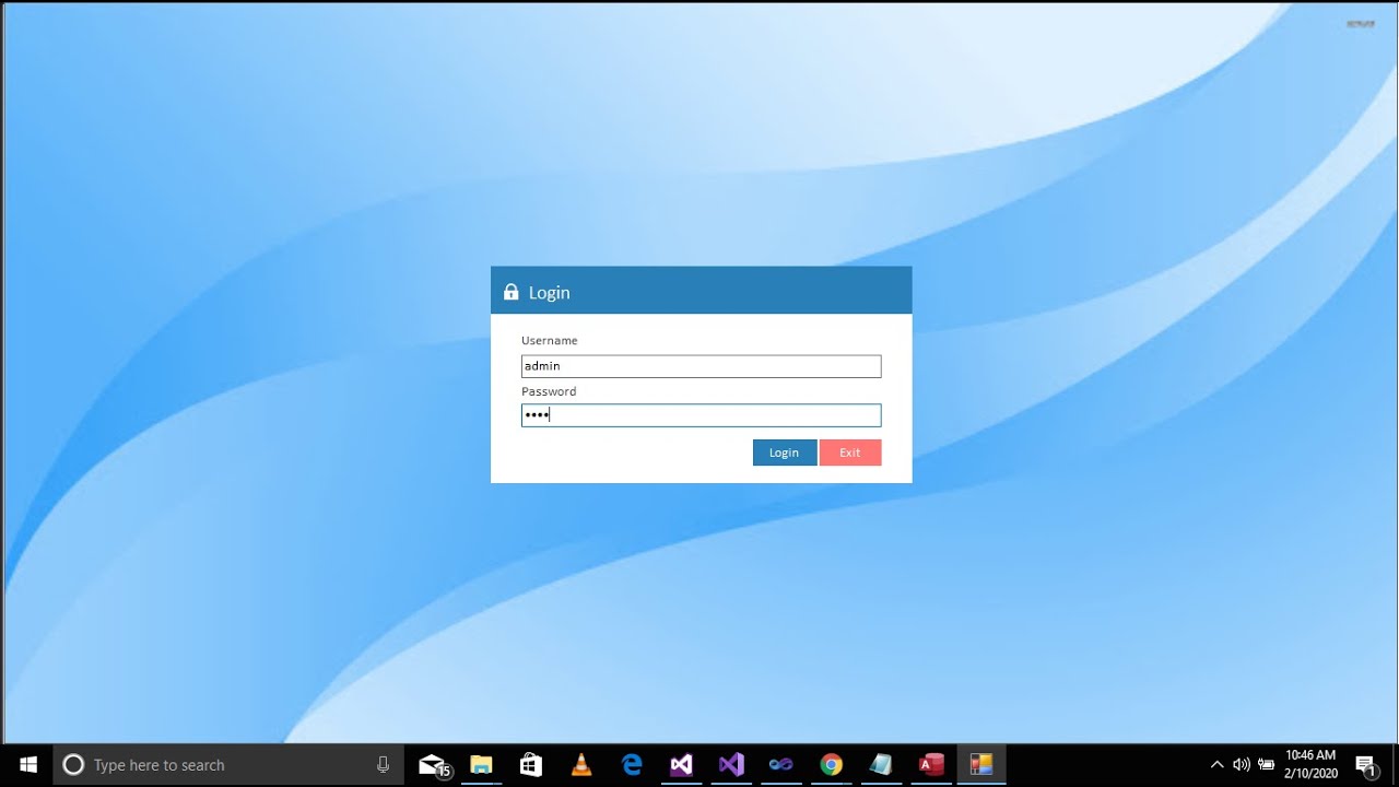 Student Violation System | Part 13. Flat Design Login - YouTube