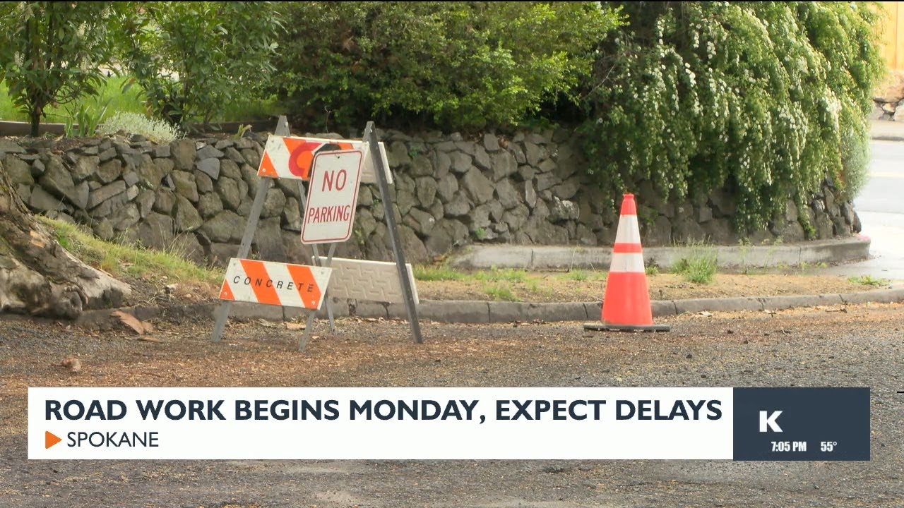 Roadwork begins Monday, expect delays - YouTube