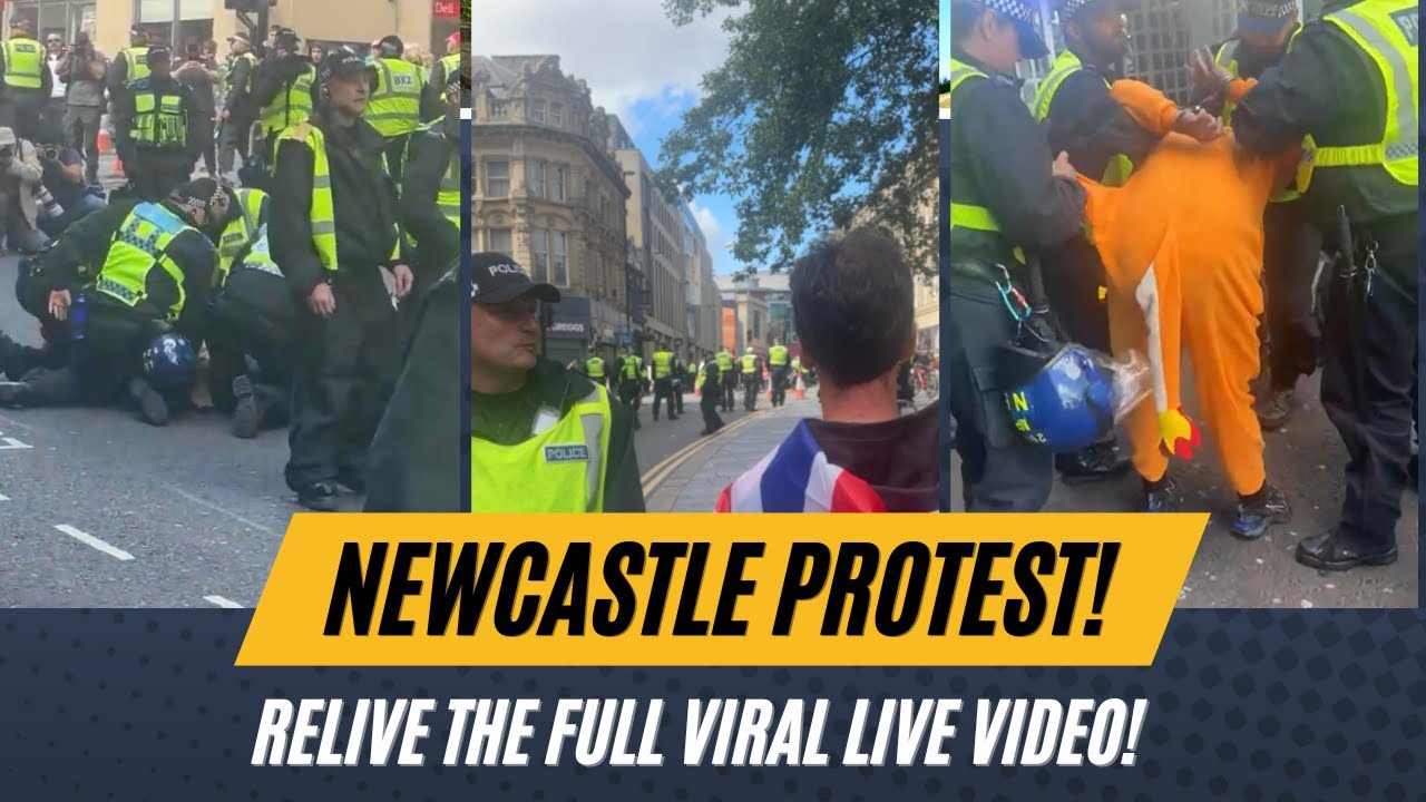 NEWCASTLE PROTESTS - LIVE REPLAY!! - YouTube