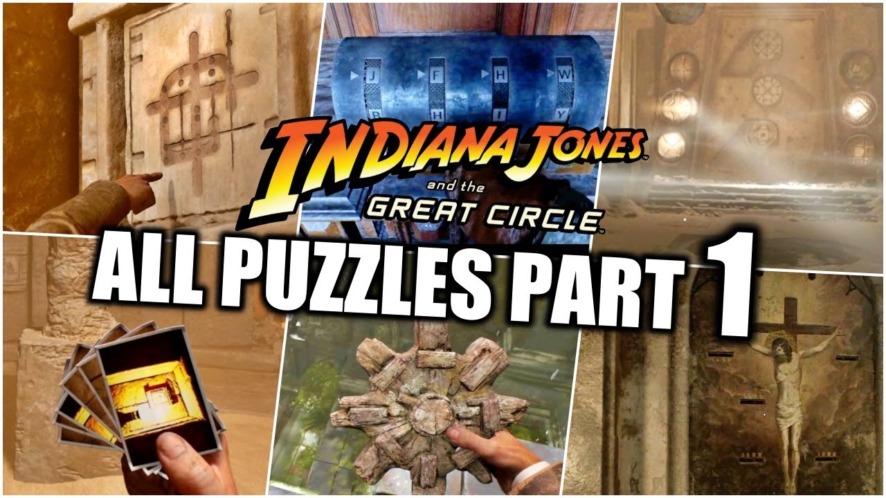 Indiana Jones and the Great Circle - All Puzzles Solved - Part 1 - YouTube