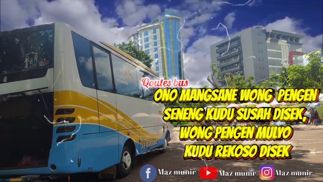 Story wa bus mania - YouTube