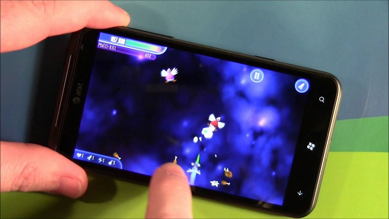 Windows Phone Game Review: Chicken Invaders - YouTube