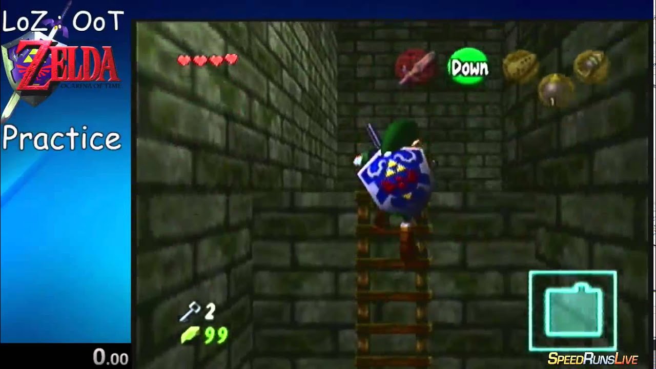 Getting Bow without Goron Bracelet - Zelda : OoT - YouTube