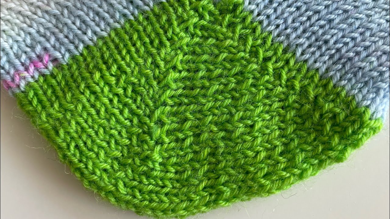 Runde Bumerangferse stricken - YouTube