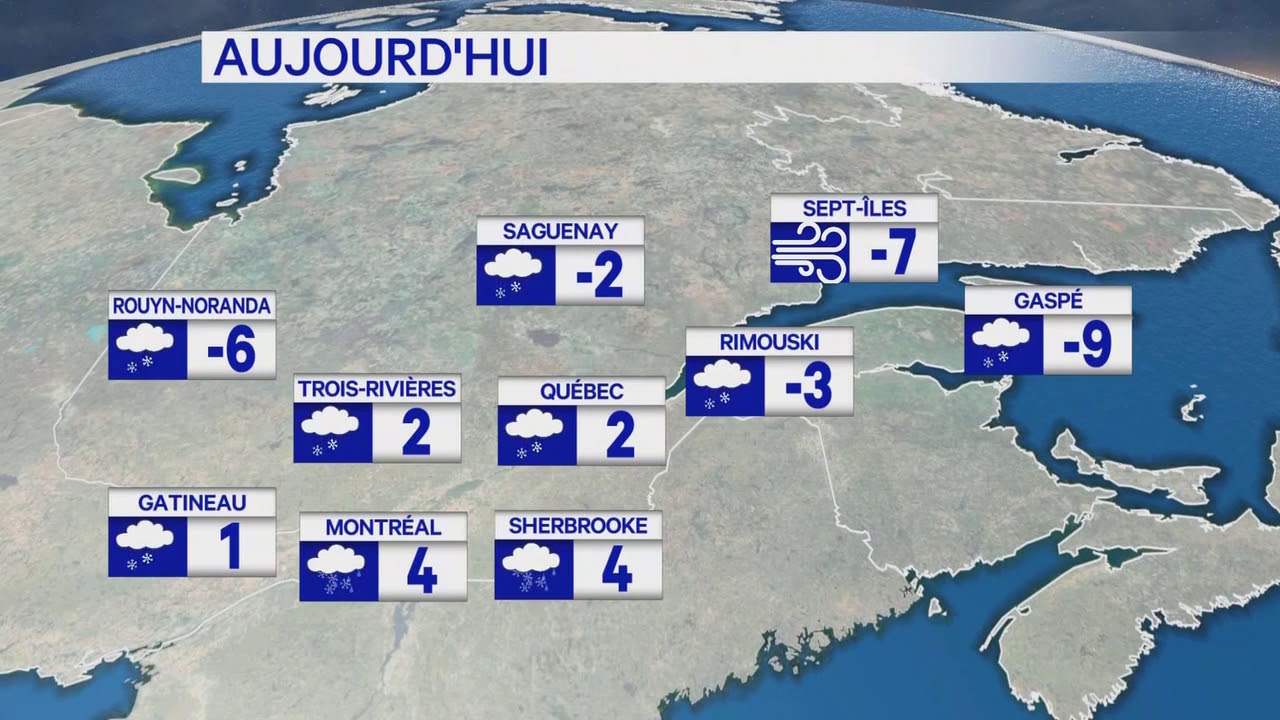Jour de tempête sur le Québec météo du jeudi 27 février 2020 - YouTube