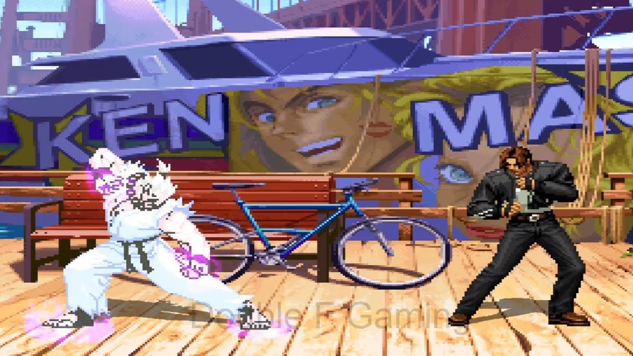 [Street Fighter Mugens] God Holy Gouki Vs Boss Kyo - YouTube