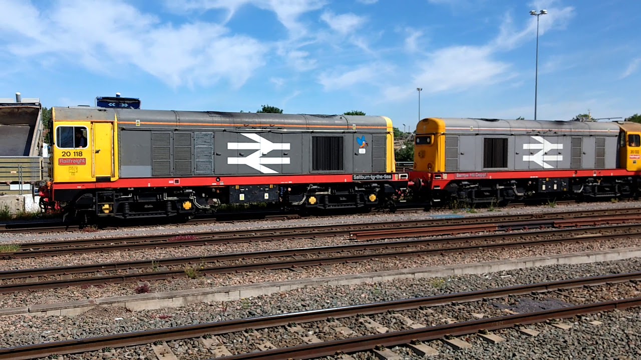 HNRC Class 20118+20132 Acton Mainline 18/5/20 - YouTube