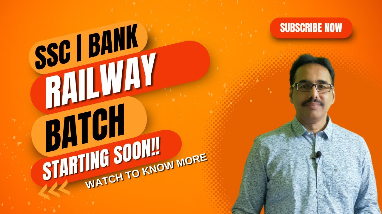 Get Ready For Ssc, Bank, And Railway Exams - Join Our Upcoming Batch ...