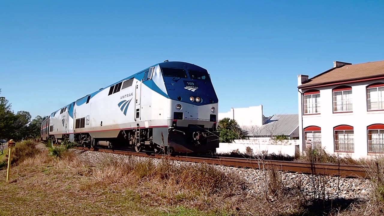 Amtrak Safety Patrol Special at West Lake Wales, Florida 1/11/16 - YouTube
