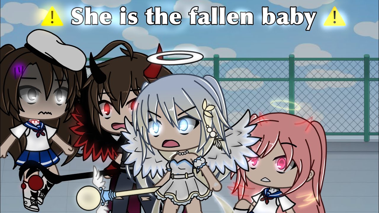 The fallen baby || old trend since 2020 - 2021 || Gacha life || Gacha ...