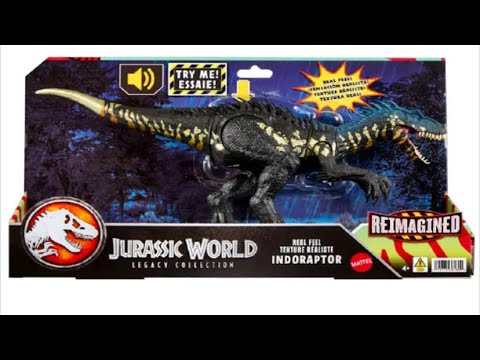 NEW REAL FEEL JURASSIC WORLD SURVIVAL INDORAPTOR FIGURE! - YouTube