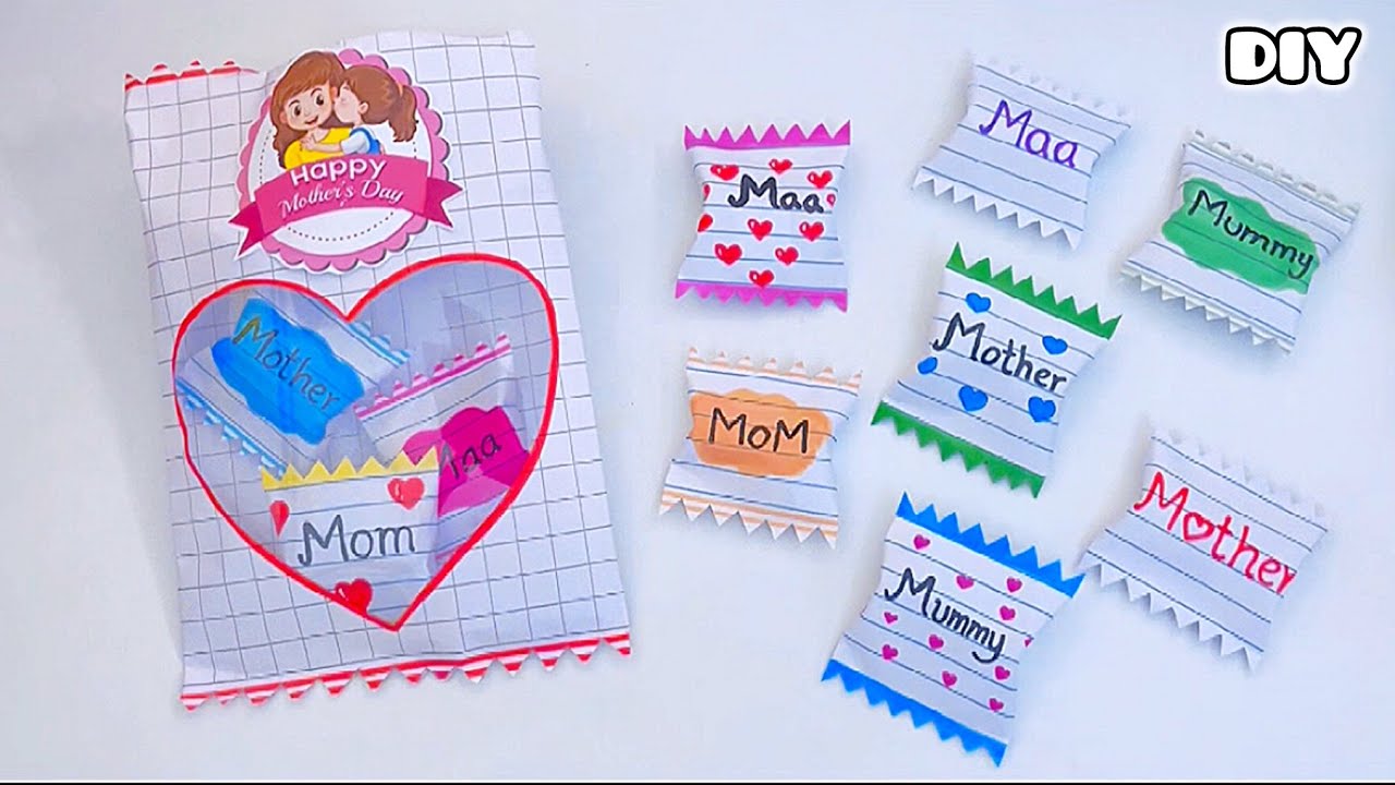 Last Minute cute Mother’s Day gift from notebook page /gift ideas for ...