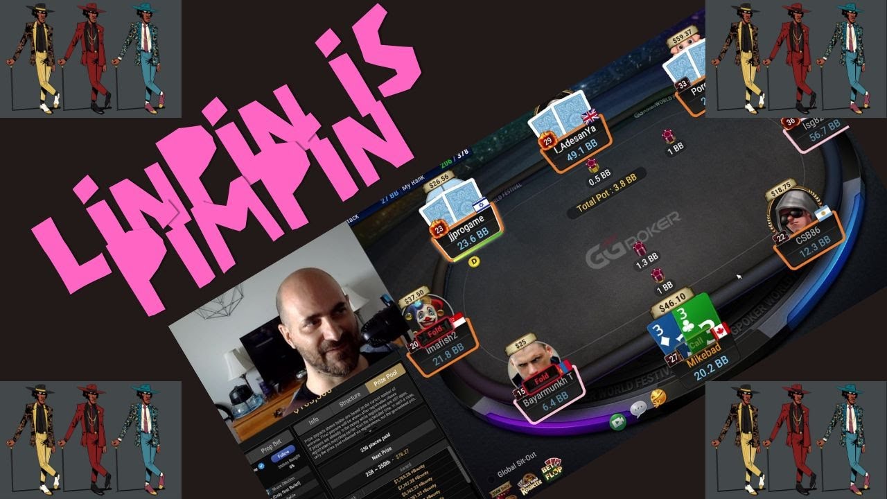 LINPIN IS PIMPIN ONLINE POKER GGPOKER - YouTube