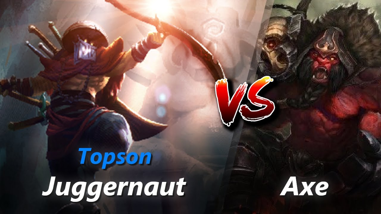 Topson safelane Juggernaut vs Axe | First 10 minutes - YouTube