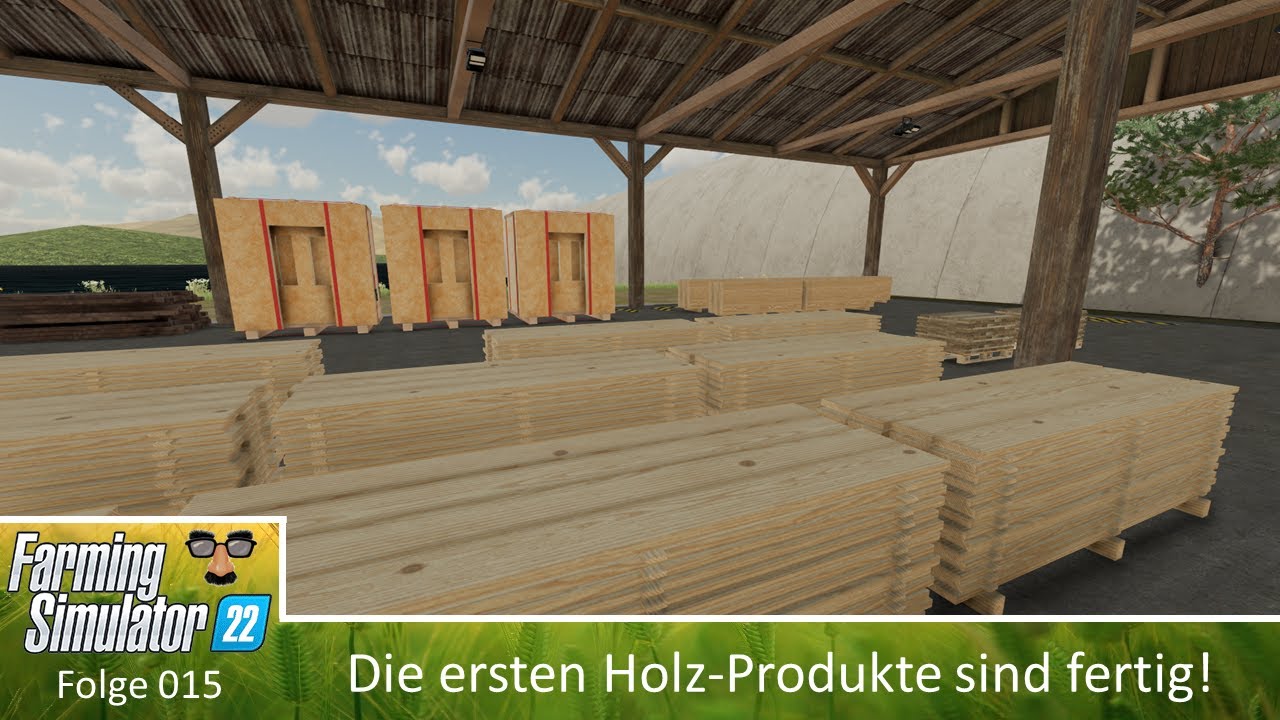 LS22 Wild West #015; Die ersten Holz-Produkte sind fertig - LS22 16x ...
