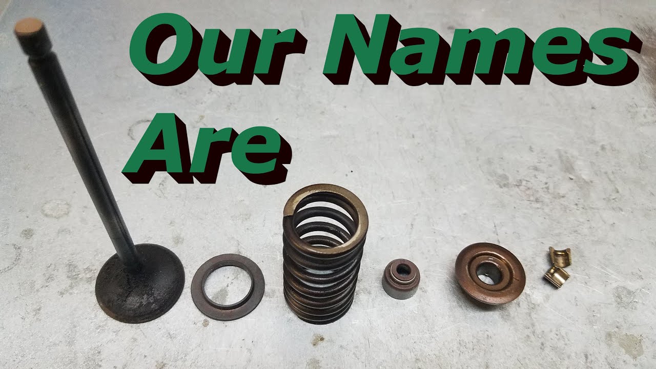 Valve Assembly Parts Names - YouTube