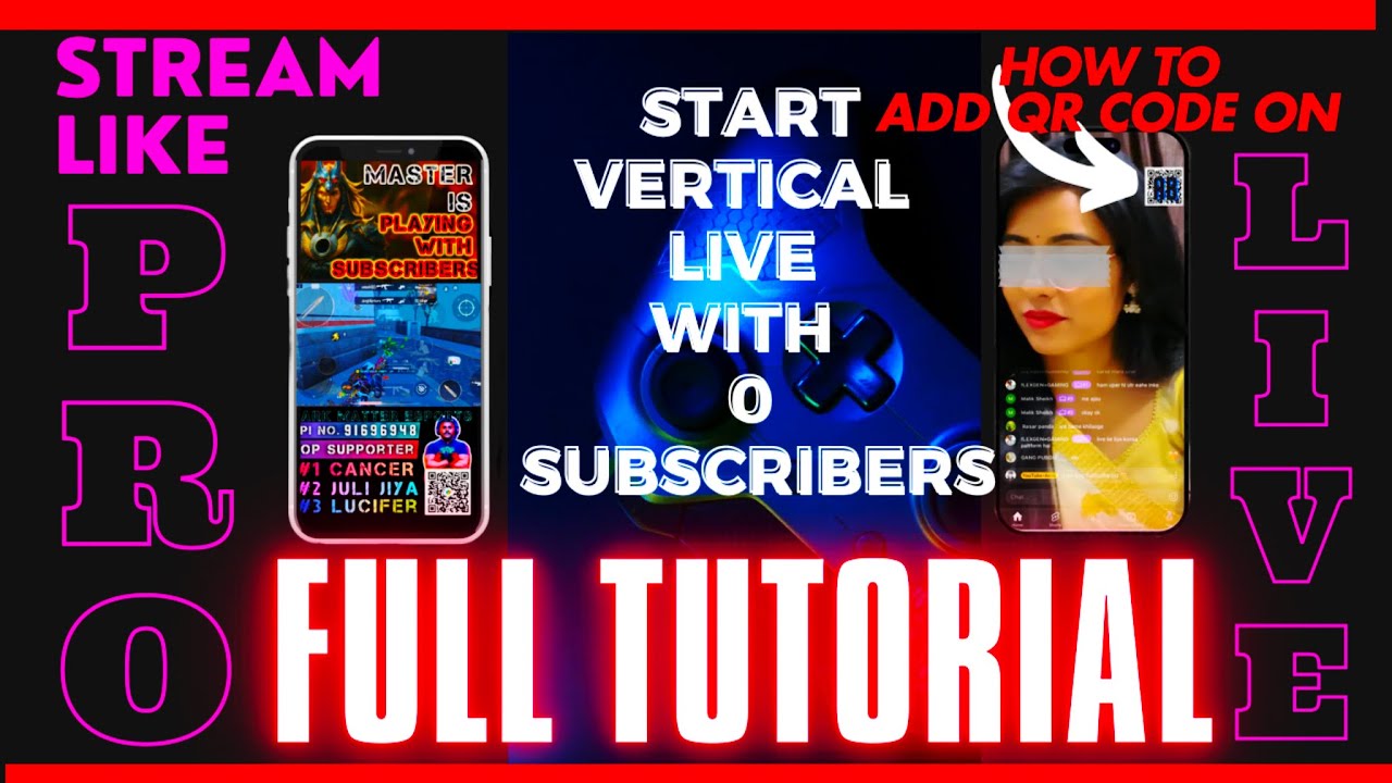 Vertical Live Stream from Mobile | Add QR Code On Live | PRISM Live ...