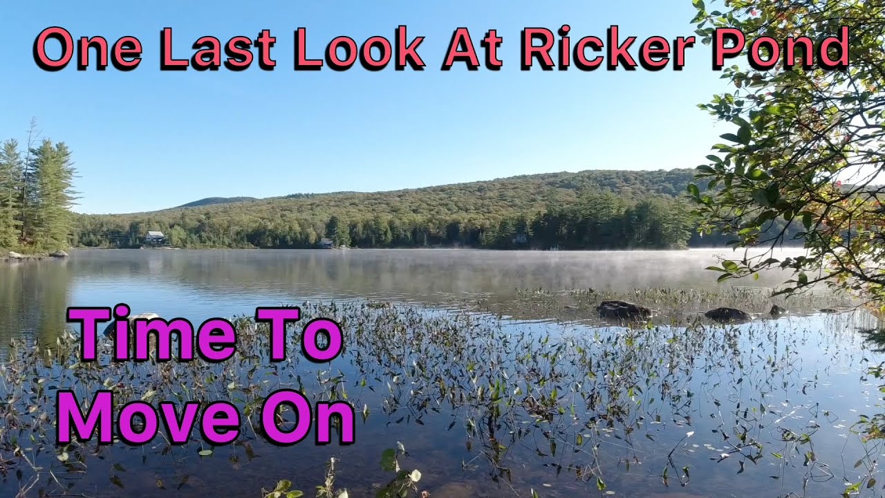 One Last Look Around Ricker Pond - New England VanLife - YouTube