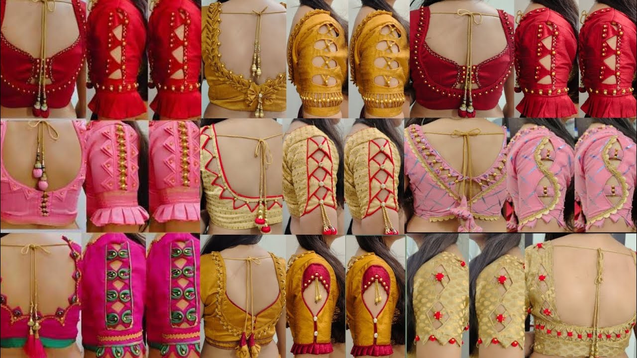 blouse hand designs new model/ blauj dizain/blouse design/sleeves ...