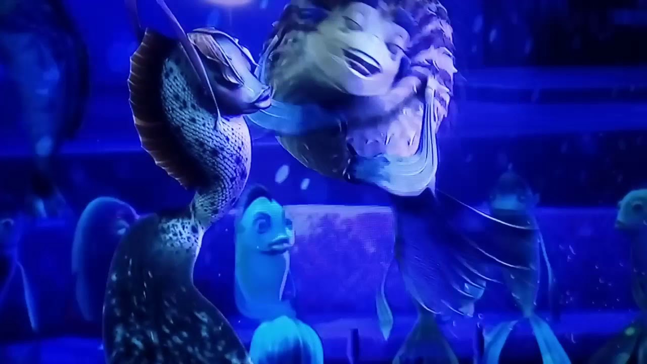 Shark Tale Lola And Oscar Kiss