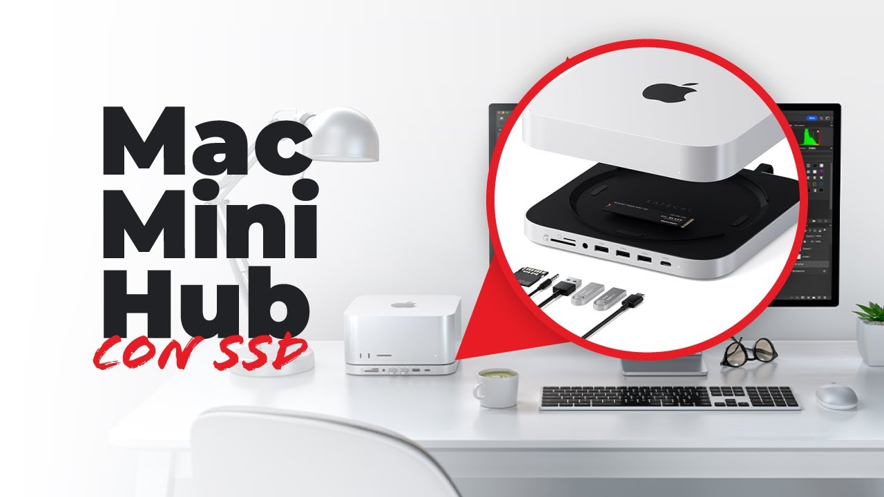 UNBOXING SATECHI Hub para Mac Mini M2, M1 y Mac Studio con espacio para ...