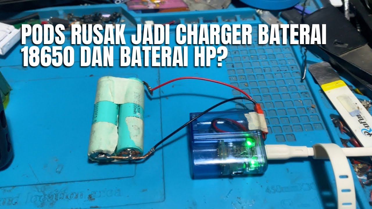 Pods Bekas Jadi Charger Baterai 18650? - YouTube