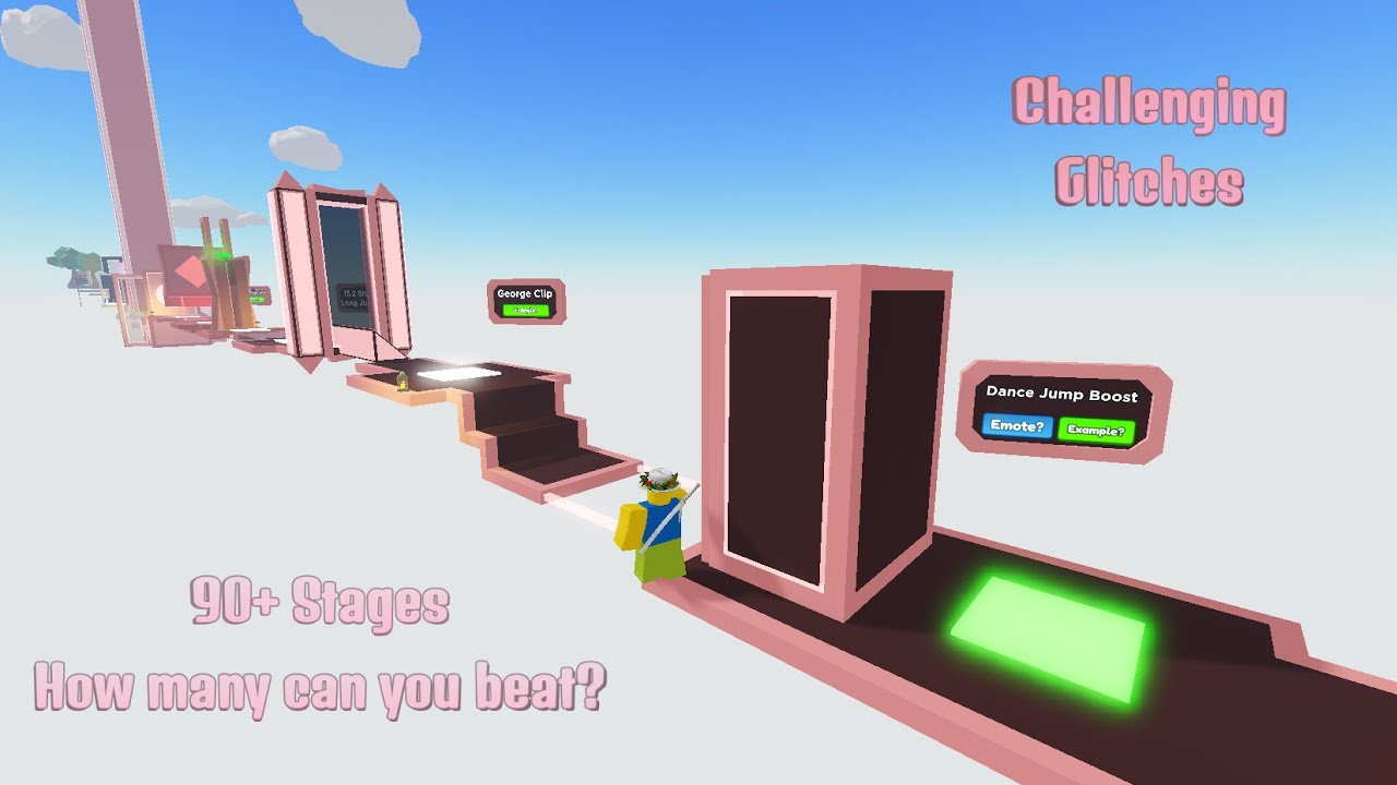 Showcasing Examples in The Glitch Obby! - YouTube