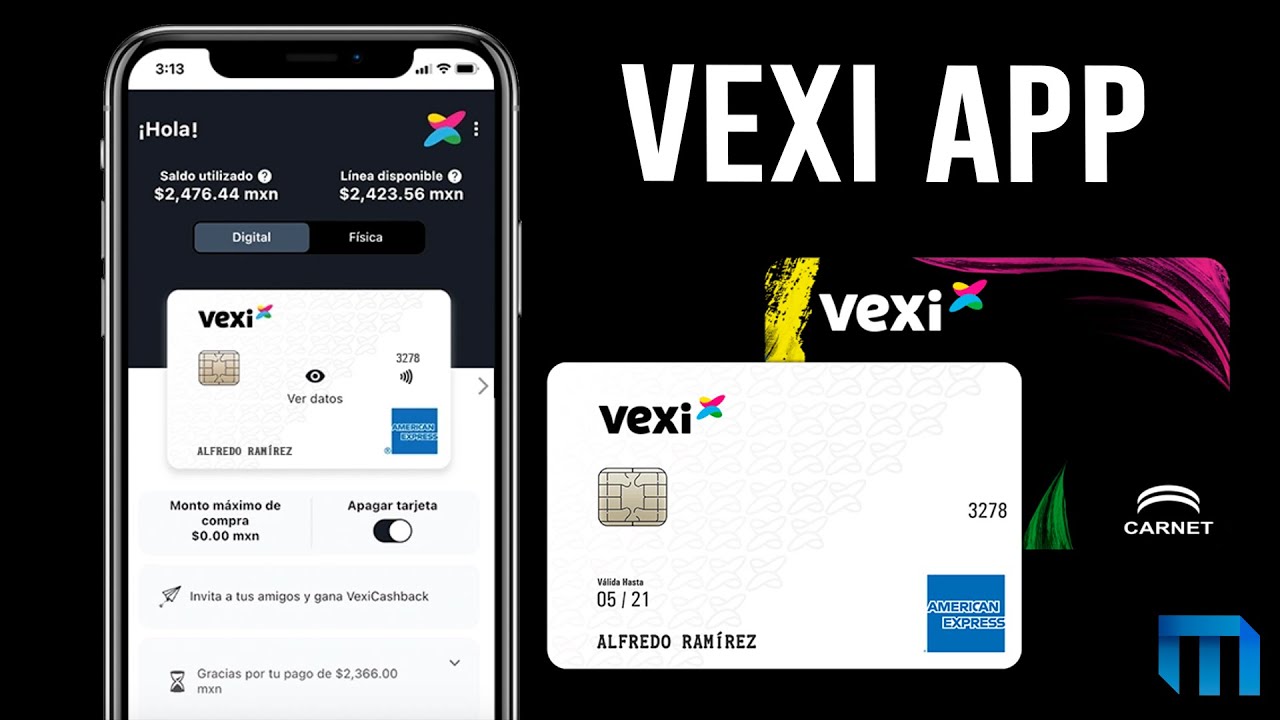 TARJETA DE CRÉDITO VEXI AMERCIAN EXPRESS VEXI CARNET | MIXBITS - YouTube