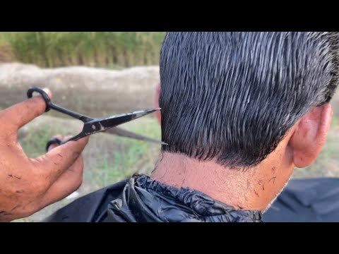 ASMR FAST AND AGGRESSIVE HAIRCUT WITH TALENT BARBER | RELAXING HAIRCUT ...