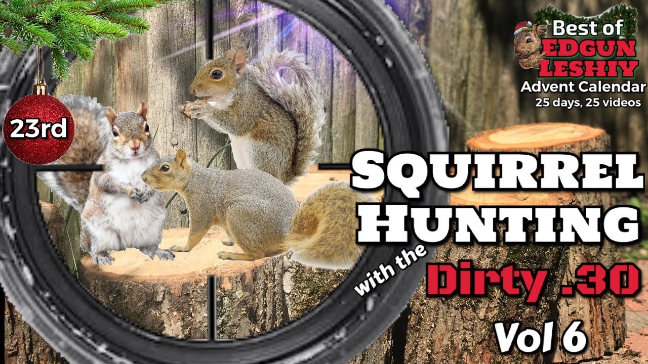Day 23: Squirrel Hunting with the EDgun Leshiy Dirty .30 Vol 6 - YouTube